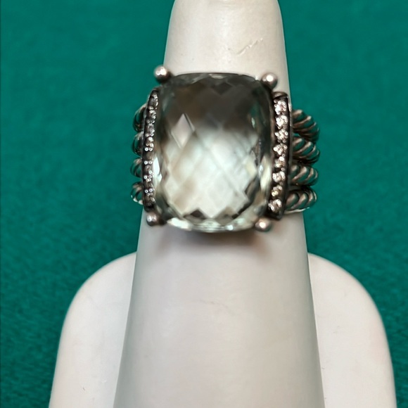 David Yurman | Jewelry | David Yuman Sterling Ring With Diamond And ...